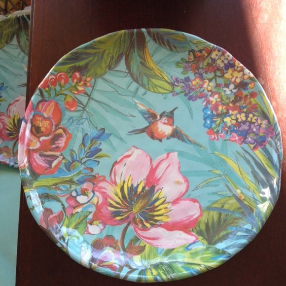 Pier 1 | Dining | Pier Hummingbird Tropical Plate One 1 Melamine Dinner ...